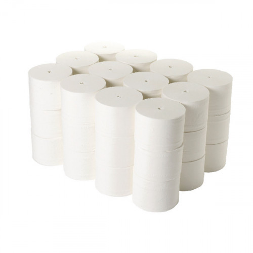 Betapak - 2Work Micro Twin Coreless Toilet Rolls 800 Sheets 2-Ply (Pack ...