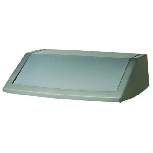 Betapak - Addis 60 Litre Flip Top Bin Lid Metallic Grey 504895
