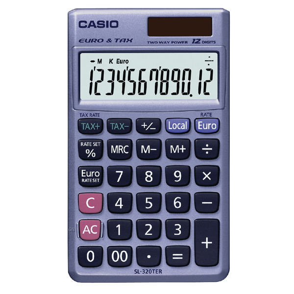 Betapak - CASIO 12-DIGIT POCKET CALCULATOR