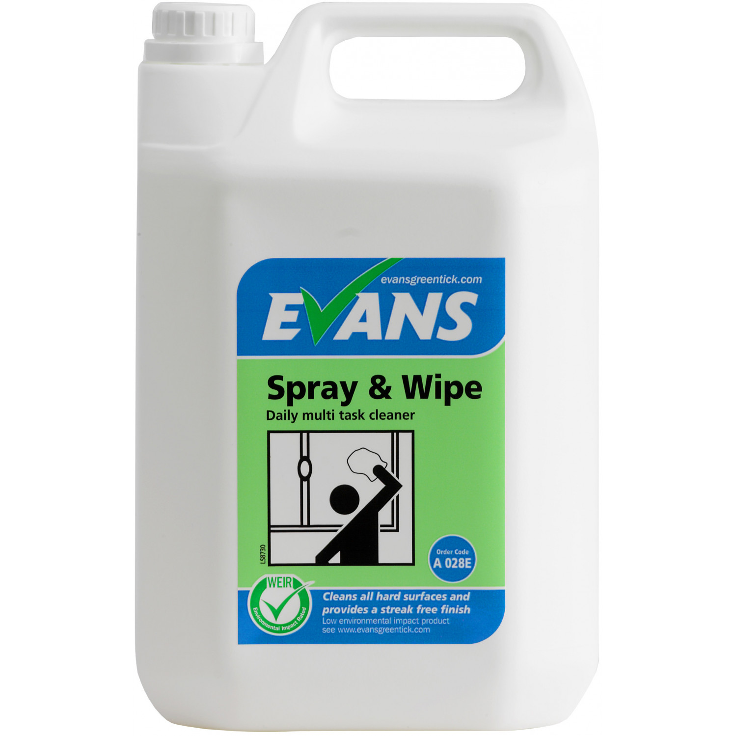 Betapak - Evans Spray & Wipe Daily Multi Task Cleaner per 5 Ltrl ...